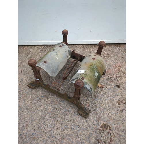 A Victorian boot scraper