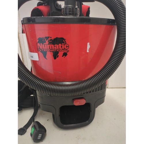 A Numatic cordless vacuum cleaner model RSB140