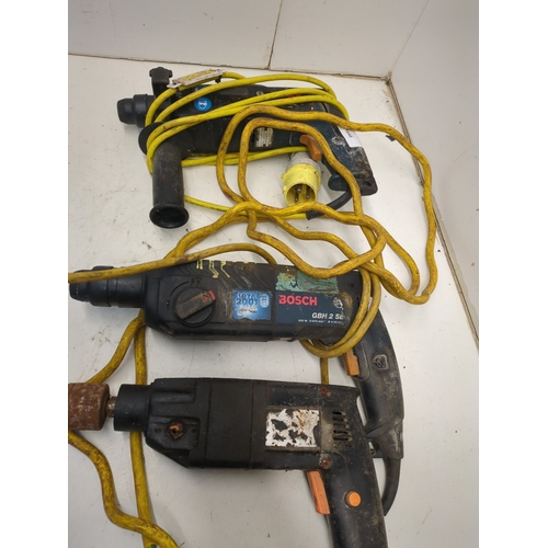 A trio of bosch 110v tools