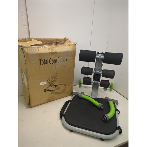 A total core deluxe workout machine