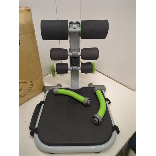 A total core deluxe workout machine