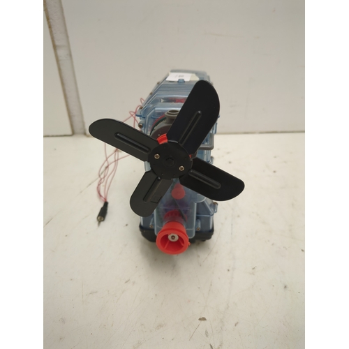 An assembled build your own engine kit