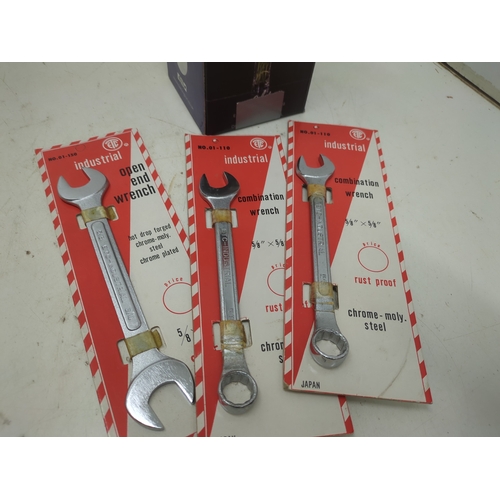 A selection of ETC industrial spanners
