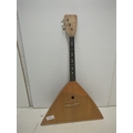 A traditional Russian balalika string instrument