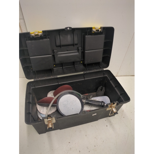 A Parkside pneumatic orbital sander model pdex5 150 c2