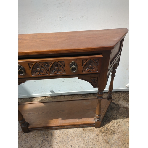 A traditional Oak side unit