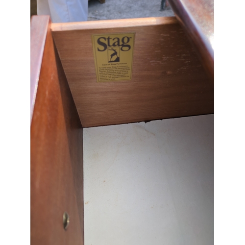 A Stag 7 drawer chest of drawers