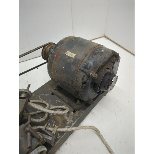 A vintage mini lathe