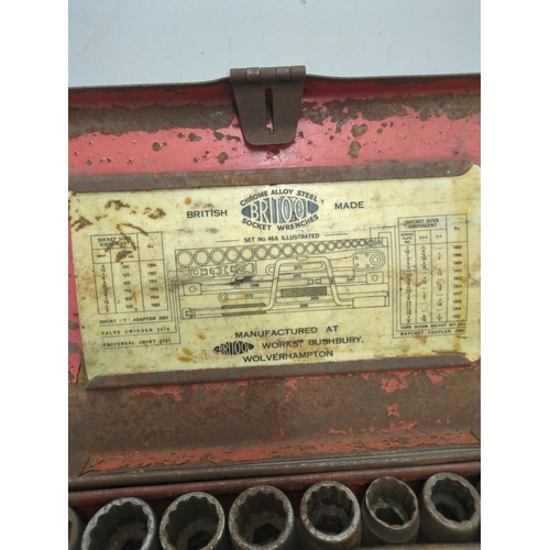 A vintage Bristol socket set in box