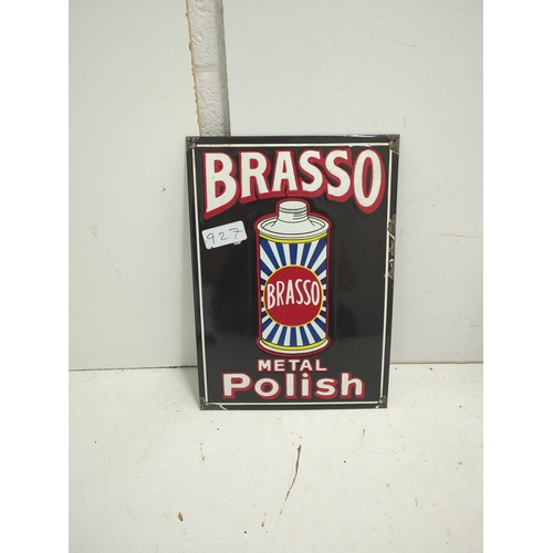 Brasso Metal Polish Vintage Sign