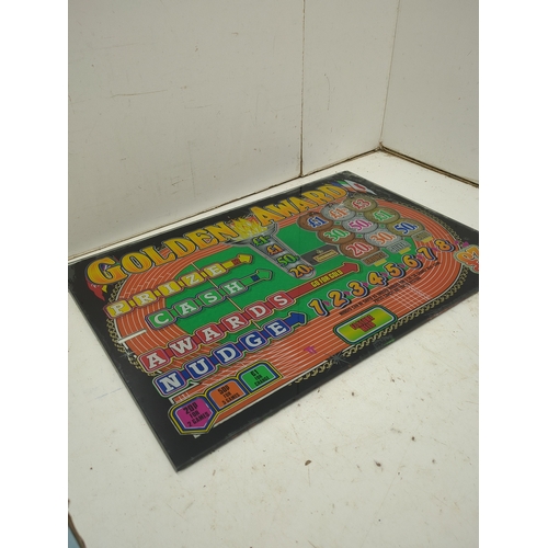 Golden Award Arcade Game Sign