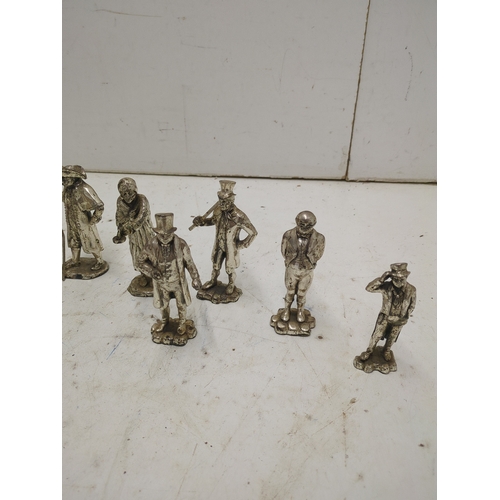 Vintage Cast Metal figures Set
