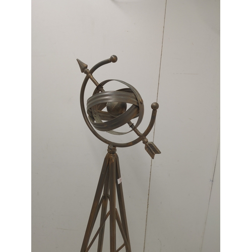 Metal Armillary Sphere Garden Decor