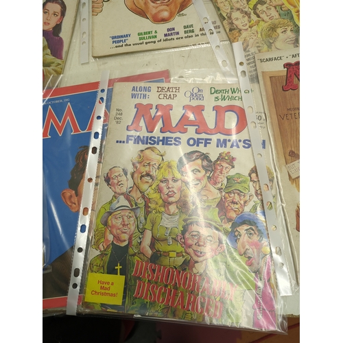 Collection of Vintage Mad Magazines
