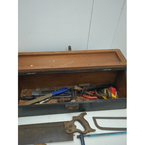 Vintage Hand Tool Set with Storage Box