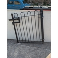 Black Metal Garden Gate