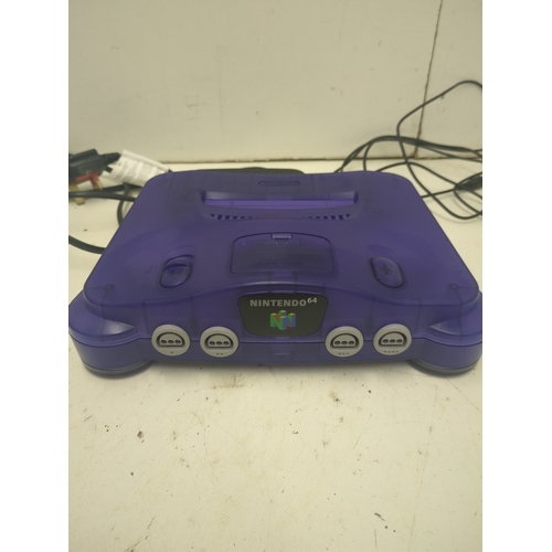 Nintendo 64 Console with Controller (Purple)