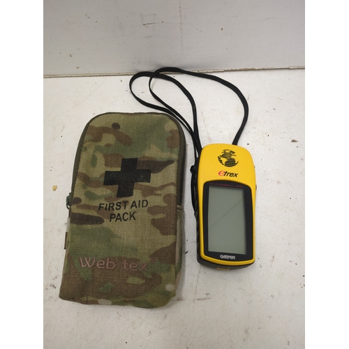 Garmin eTrex 12 Channel GPS with Web-Tex First Aid Pack