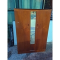 Albro Teak Wardrobe with Mirror and Key
