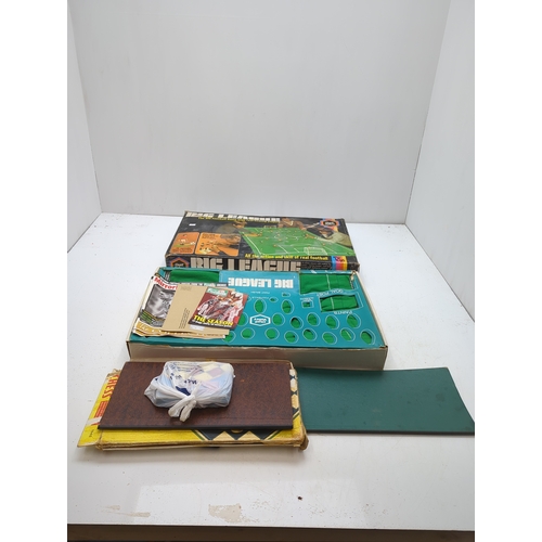 Job lot of board games including Chad Valley Big League and Chess