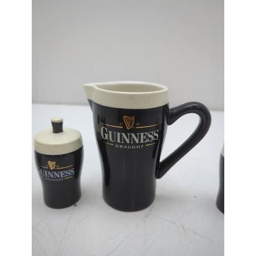 Guinness Ceramic Jug Set with Shakers