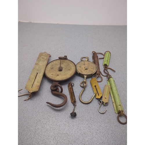 Lot of Vintage Hanging Scales