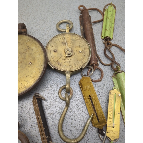 Lot of Vintage Hanging Scales