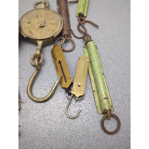 Lot of Vintage Hanging Scales