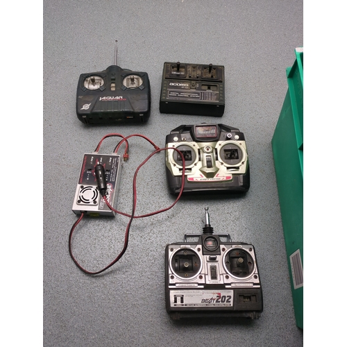 Lot of Radio Controllers and Accessories