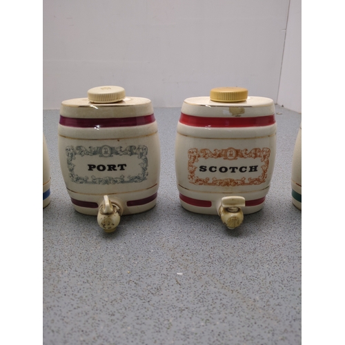 Wade W&A Gilbey Limited Ceramic Spirit Barrels