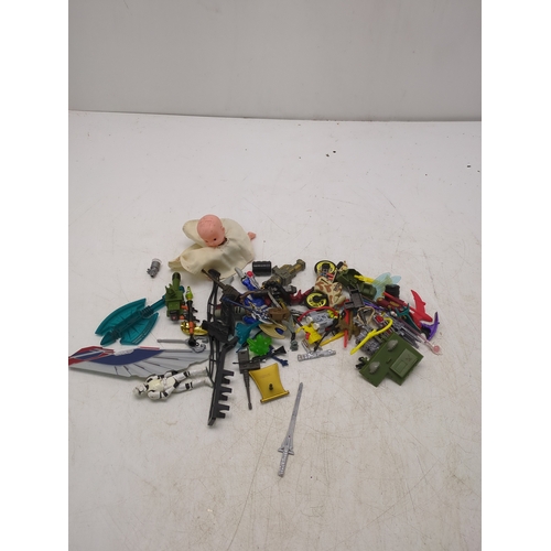 Job lot of toy figures and accessories including action figures