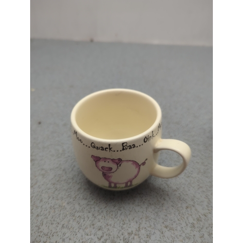 Farm Animal Teapot and Mug Set