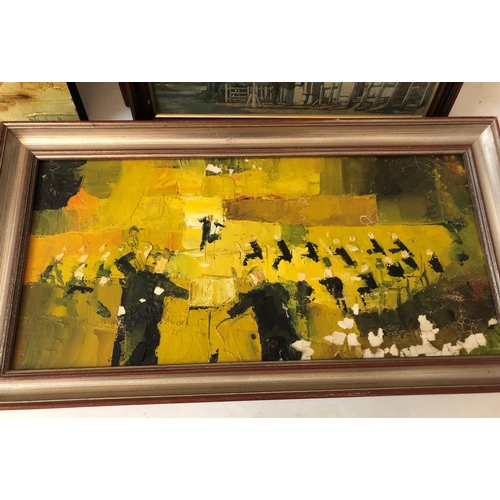 Six paintings to include: Warwick William Lendon (1883-1971) - 'The Cat ...