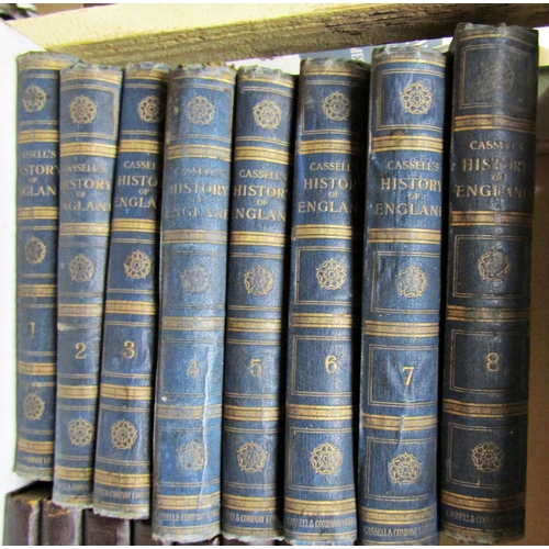 Cassells History of England, eight volumes and Newnes Pictorial ...