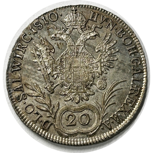Austria. First Emperor Of Austria As Francis I, 1804-35. Twenty Kreuzer ...
