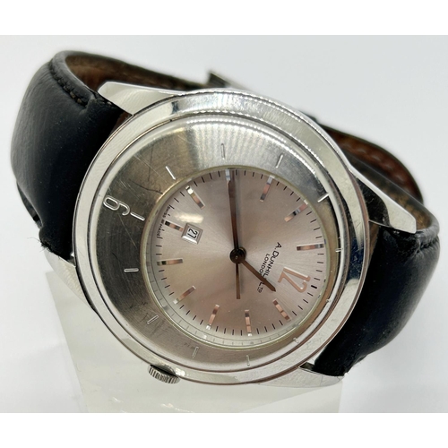 Alfred Dunhill Ltd, London, a gentleman’s stainless steel cased ...