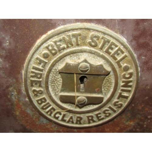 A Whittingham Brothers fire and Thief Resisting Safe with brass mounts ...