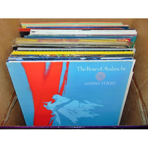 A large collection of LPs (75+) featuring rock and pop including ...