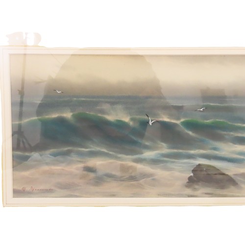 Garman Morris (British, act. 1900-1930) - Two watercolours titled ...