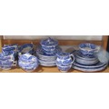 Italian Spode tea set comprising various plates, sugar basin, milk jug ...