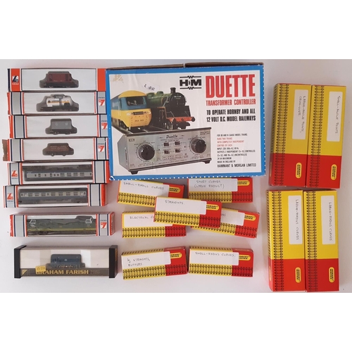 N Gauge railway models including boxed Lima diesel locomotive no ...