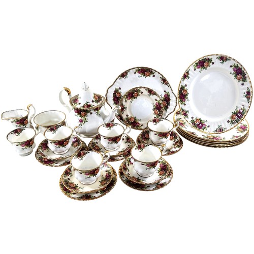 A collection of Royal Albert Old Country Roses tea ware comprising ...