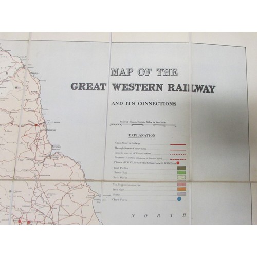 Five maps of the Great Western Railway - Map of the GWR Drawn and ...