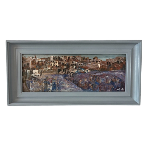 Giuseppe di Lieto (Italian, 1926-2004) - Italian cityscape, signed, oil ...