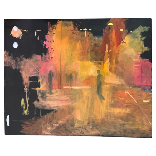 Matthew Hayward (British Contemporary) - 'Paris by Night', oil on ...