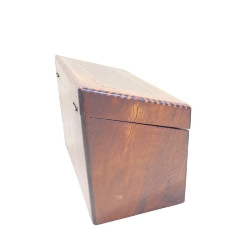 An Edwardian olive wood desk compendium/stationery box with inlaid ...