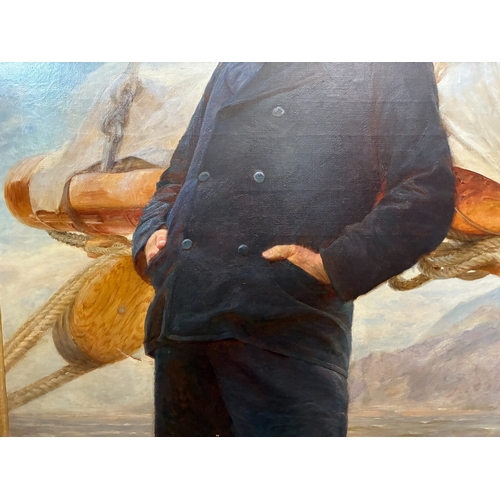 Edward John Gregory (British, 1850-1909) - Portrait of Samuel Radcliffe ...