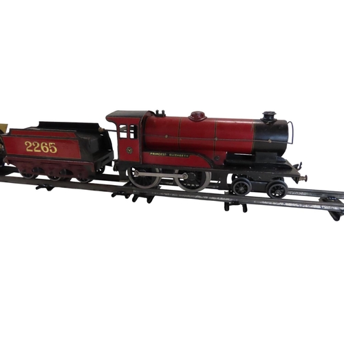 A Hornby O gauge clockwork railway engine and tender - Princess ...