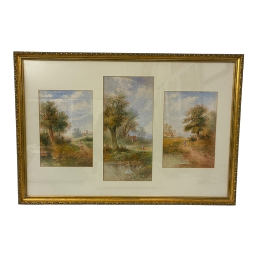 Sylvester Martin (British, 1838-1912) - A set of three watercolour ...
