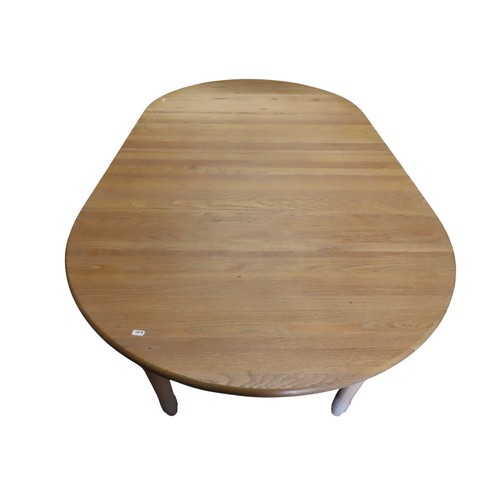 A 'Neptune Sheldrake' contemporary light oak D end pull out extending ...